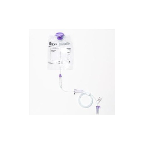 Vesco Medical, Llc Gravity Bag 500 mL Feeding Set, Latex-Free - 97038 ...