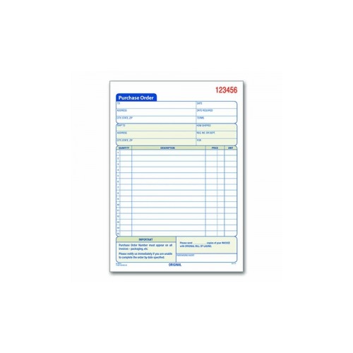 Adams Purchase Order Book - ABFDC583110 - Shoplet.com