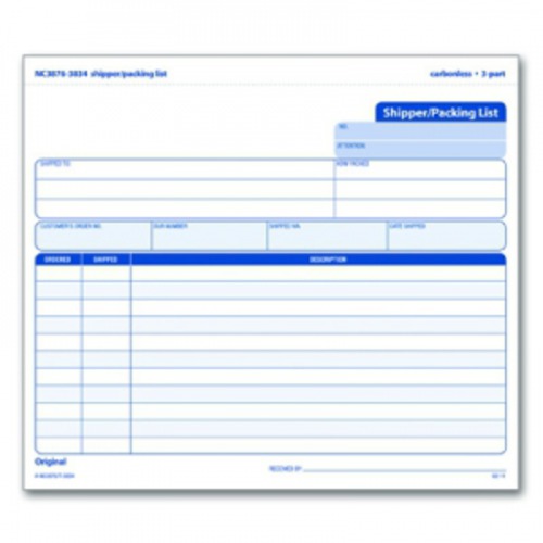 Adams Shipping/Packing Slip Unit Set - ABFNC3876 - Shoplet.com