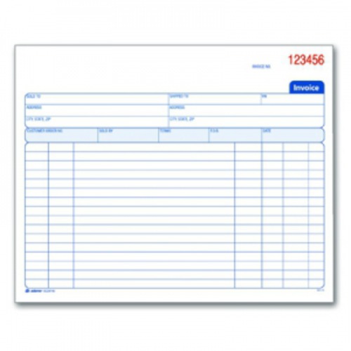 Adams Invoice Book - ABFSCD8740 - Shoplet.com
