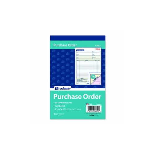 Adams Purchase Order Book - ABFTC583110 - Shoplet.com