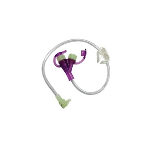 Mini ONE Continuous Feeding Set 24 Inch Purple Enfit Adapter Both Ports ...