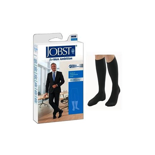Bsn Jobst Ambition Knee-High, 15-20, Long, Black, Size 3 - BI7766002 ...