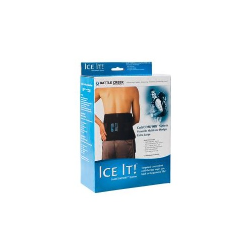 Battle Creek Equipment Ice It ColdComfort Ice Pack Wrap with 3 Cold ...