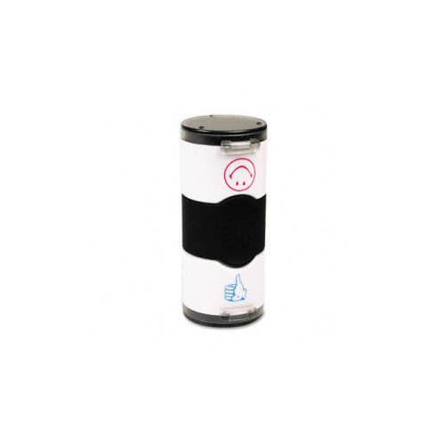 Cosco Accu stamp pre-inked dual message round stamp - COS032934 ...