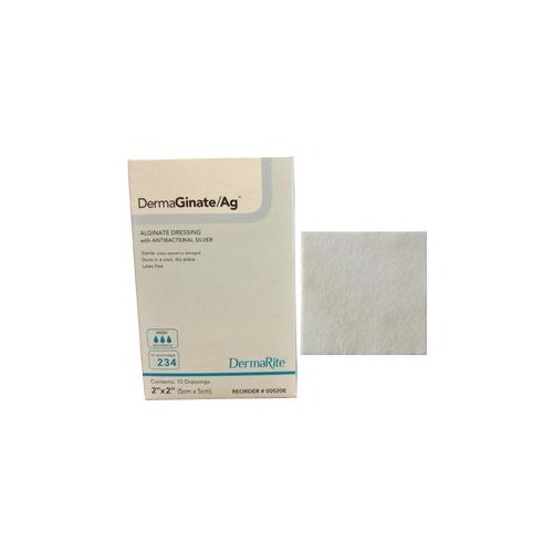 Dermarite DermaGinate Ag Alginate Wound Dressing with Antibacterial ...