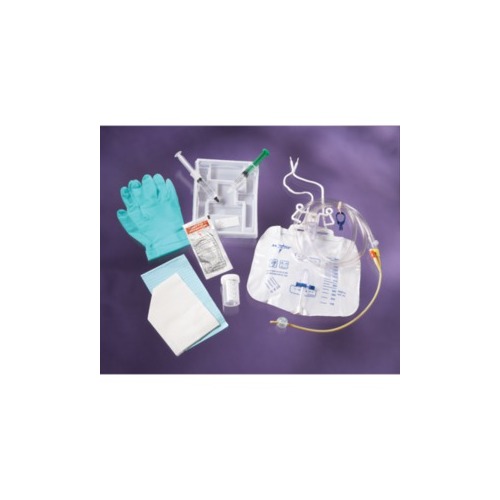 Medline Silicone-Elastomer Coated Latex Closed System Foley Catheter ...