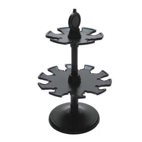 Sparco Rubber Stamp Rack, 2 Wheel, 16 Stamp Capacity, Black - SPR01477 ...