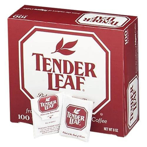 Procter & Gamble Tender Leaf Premium Tea Bags, 100/Box - PAG06480 ...