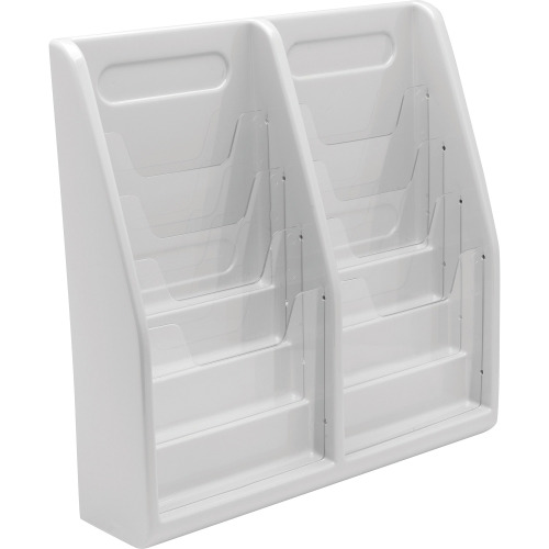 Deflecto Multi-Compartment Literature Display - DEF52209 - Shoplet.com