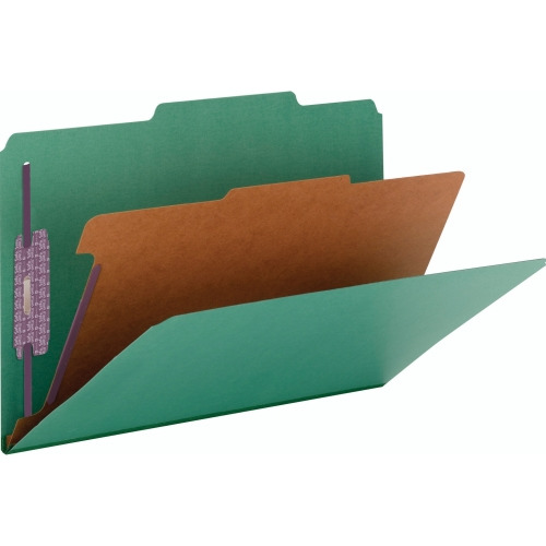 Smead SafeSHIELD Fastener 1-Divider Classification Folders - SMD18733 ...