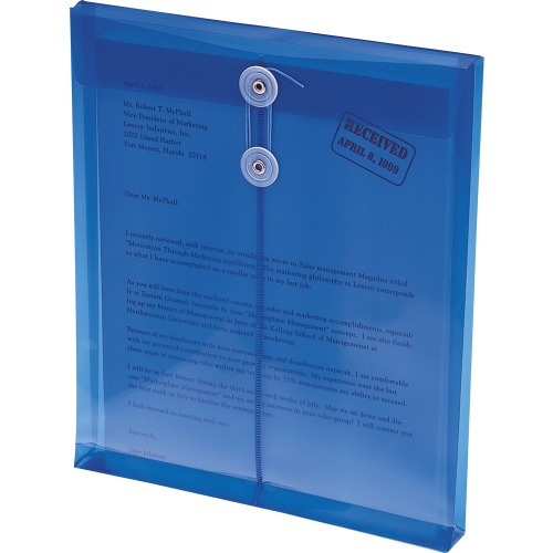 Smead Poly Envelopes with String-Tie Closure - SMD89542 - Shoplet.com