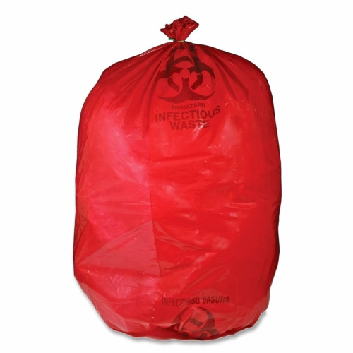 Medegen MHMS Red Biohazard Infectious Waste Bags - MHMRIWB142143 ...