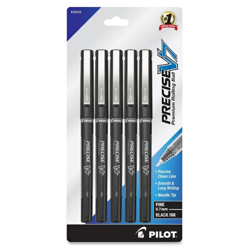 Pilot Precise V7 Fine Premium Capped Rolling Ball Pens - PIL26020 ...