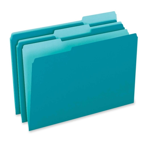 Esselte Top Tab File Folder - ESS15313TEA - Shoplet.com