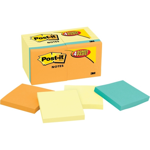 Post-it Notes Original Notepads - MMM654144B - Shoplet.com