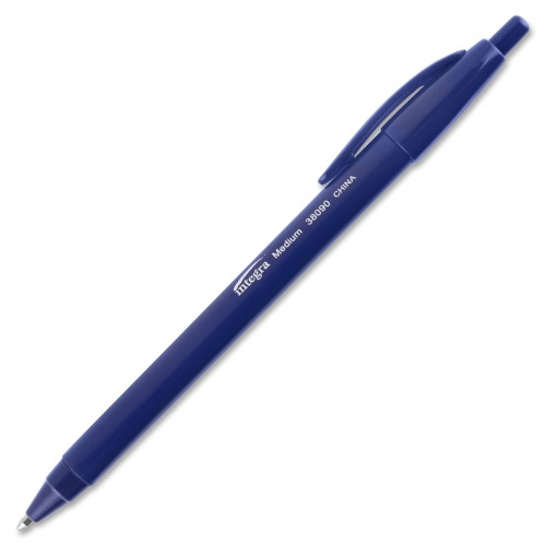 Integra Triangular Barrel Retractable Ballpnt Pens - ITA38090 - Shoplet.com