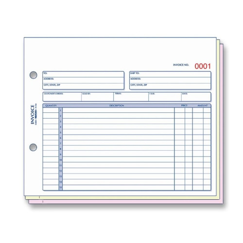 Rediform Invoice Book - RED7L725 - Shoplet.com