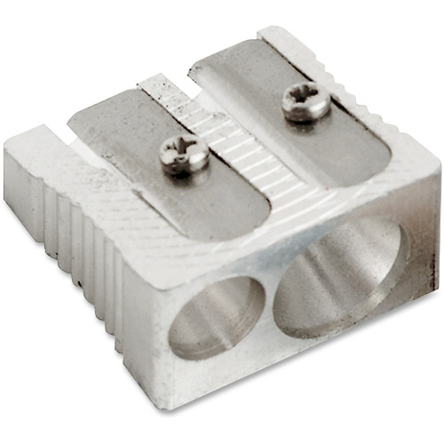 Baumgartens Pencil Sharpener Dual Hole SILVER (MR-2110) - BAUMR2110 ...