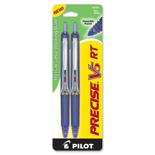 Pilot Precise V5 RT Extra-Fine Premium Retractable Rolling Ball Pens ...