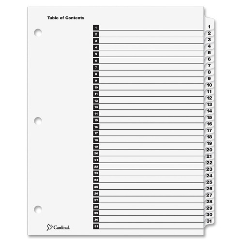 Cardinal OneStep Daily Index System - CRD60113CB - Shoplet.com