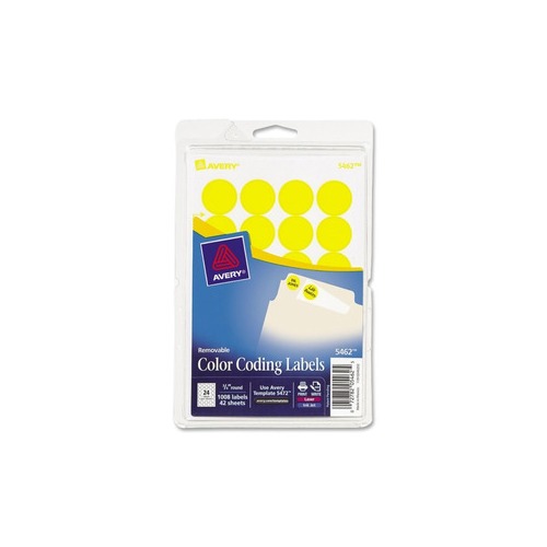 Avery Color-Coding Labels - AVE05462 - Shoplet.com
