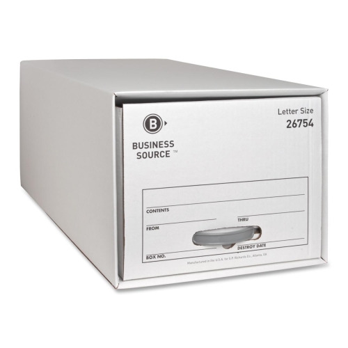 Business Source Drawer Storage Boxes - BSN26754 - Shoplet.com