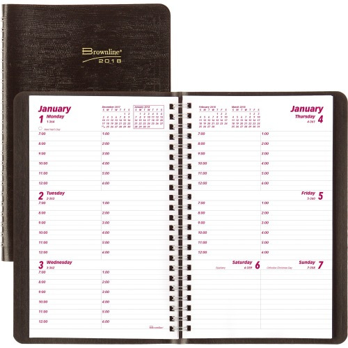 Dominion Blueline, Inc Brownline Essential Planner - REDCB75BLK ...