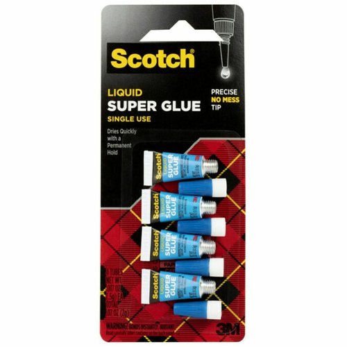 Scotch-brite Scotch Super Glue Liquid - 0.05 grams Single-Use Tubes ...