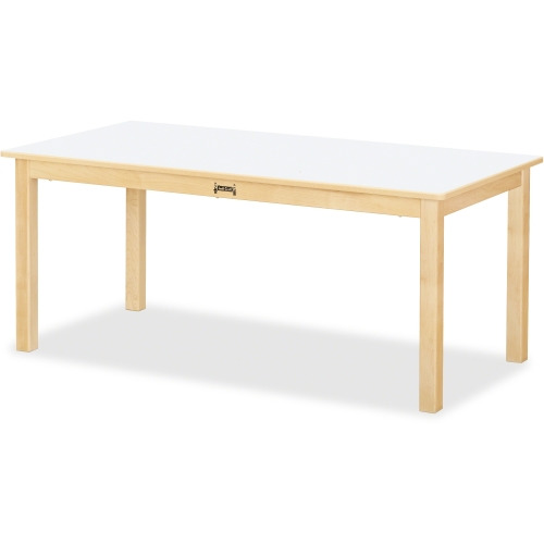 Jonti-Craft Multi-purpose White Large Rectangle Table - JNT56418JC ...