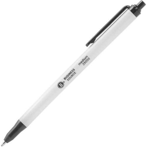 Business Source Retractable Ballpoint Pens - BSN25050 - Shoplet.com