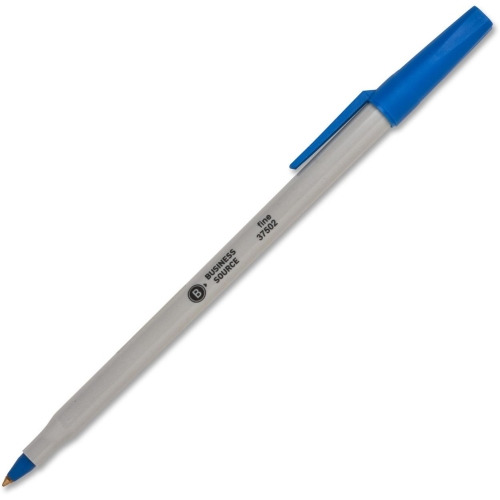 Business Source Fine Point Ballpoint Stick Pens - BSN37502 - Shoplet.com