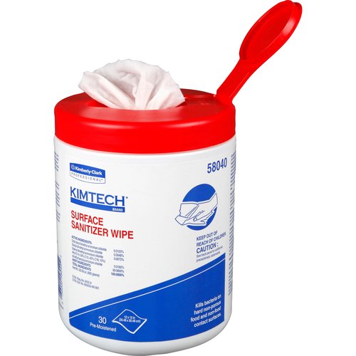 KIMTECH Prep Surface Sanitizer Wipes - KCC58040 - Shoplet.com