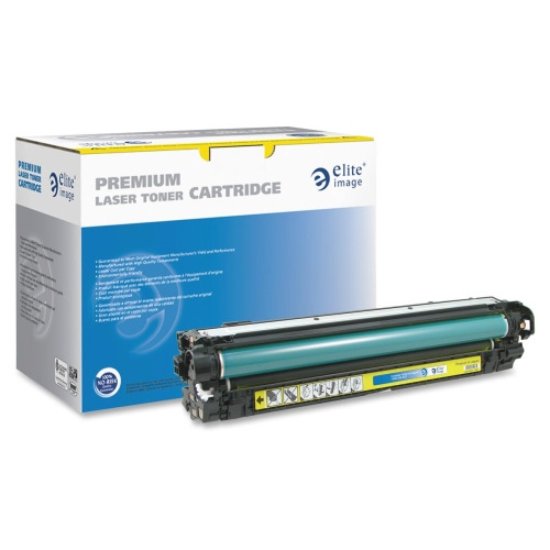 Elite Image Remanufactured Laser Toner Cartridge 650A (CE272A) - Yellow ...