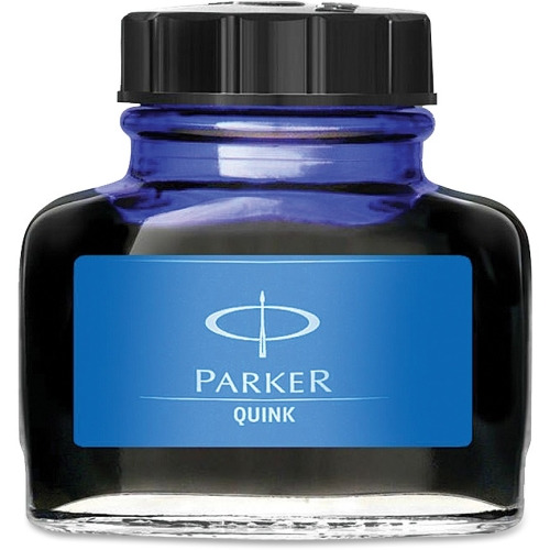 Parker Quink Bottle - Washable Blue - PAR3006100 - Shoplet.com