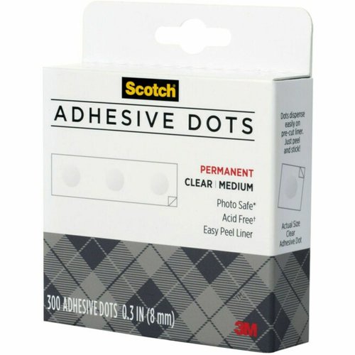 Scotch-brite Scotch Adhesive Dots - MMM010300M - Shoplet.com