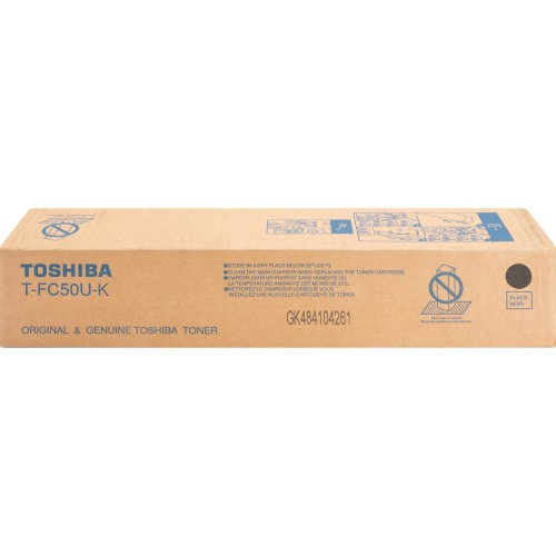 Toshiba Original Laser Toner Cartridge - Black - 1 Each - TOSTFC50UK ...