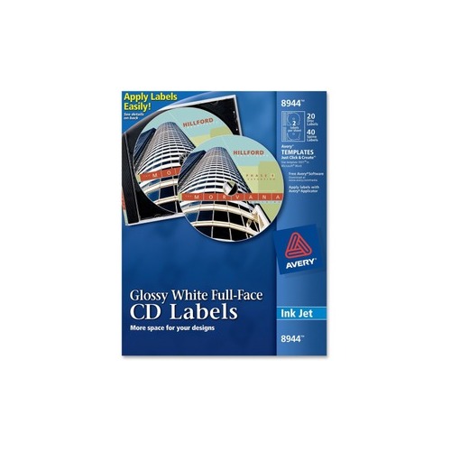 Avery Optical Disc Label - AVE8944 - Shoplet.com