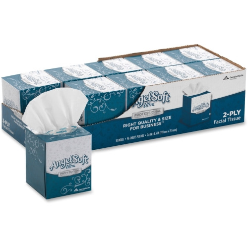 Angel Soft Professional Series Facial Tissue by GP Pro in Cube Box ...