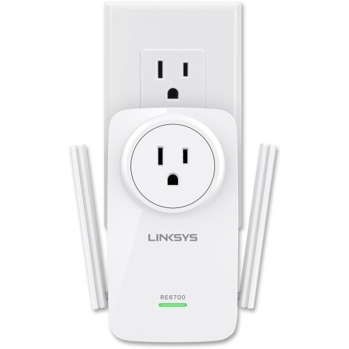 Linksys RE6700 IEEE 802.11ac 1.17 Gbit/s Wireless Range Extender ...