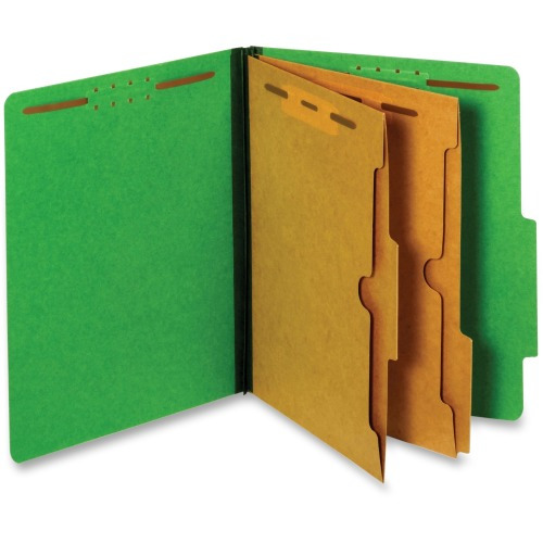 Pendaflex Pocket Divider Classification Folders - PFX24083P - Shoplet.com