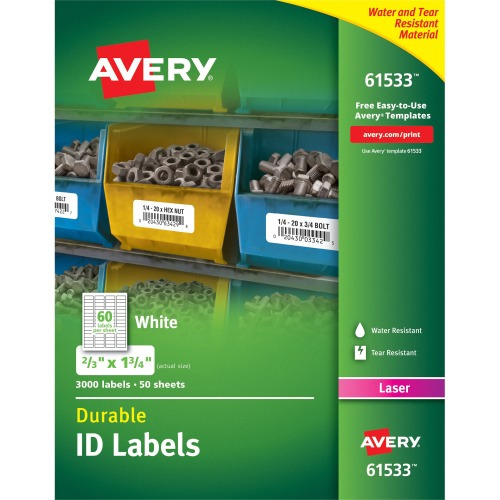 Avery TrueBlock ID Label - AVE61533 - Shoplet.com