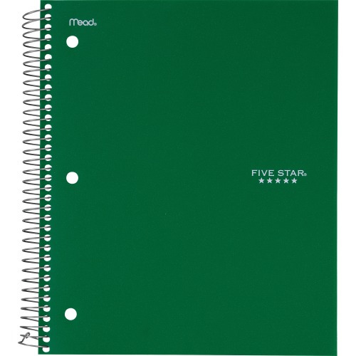 Five Star Wirebound College Rule 5 - subject Notebook - Letter ...