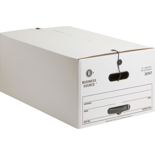Business Source Medium Duty Legal Size Storage Box - BSN26747 - Shoplet.com