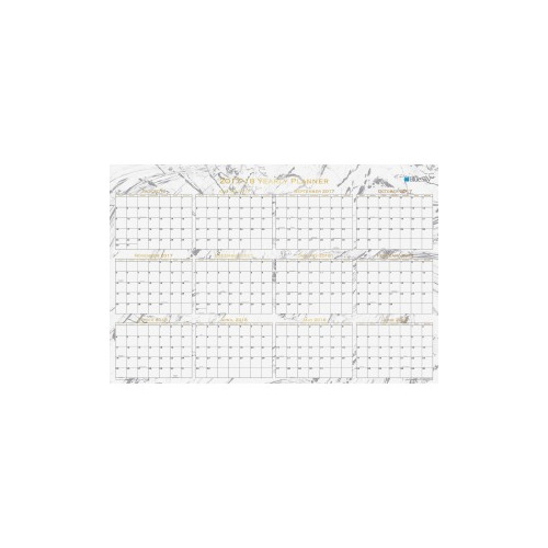 Blue Sky Carrera Laminated Yearly Wall Planner - BLS101971 - Shoplet.com