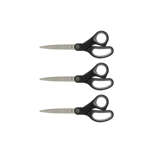 Sparco Straight Scissors w/Rubber Grip Handle - SPR25226BD - Shoplet.com