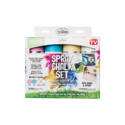 Testors Spray Chalk Set - RST306006 - Shoplet.com