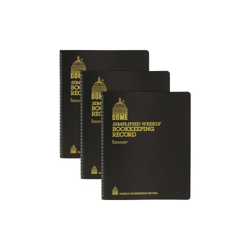 Dome Bookkeeping Record Book - DOM600BD - Shoplet.com