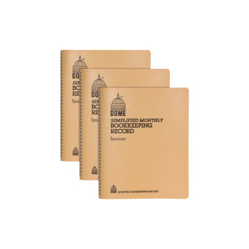 Dome Bookkeeping Record Book - DOM612BD - Shoplet.com