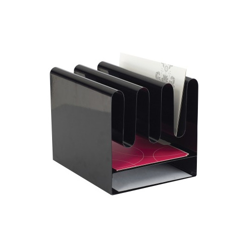 Safco Wave Desktop File Organizers - SAF3223BL - Shoplet.com